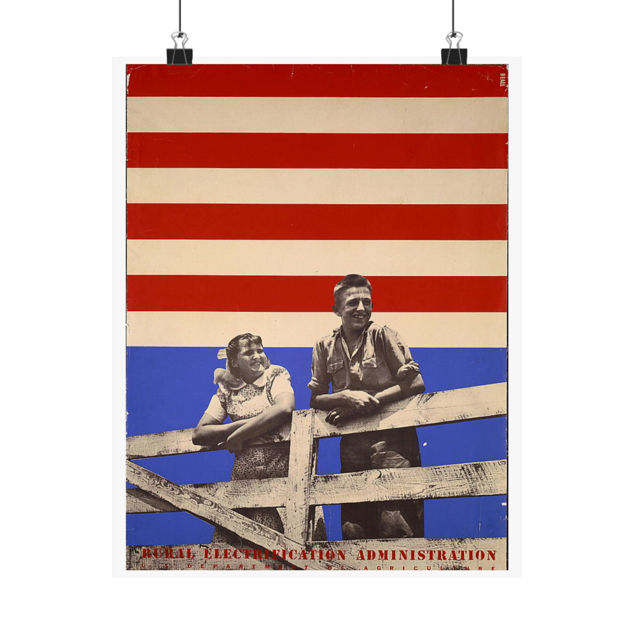 Vintage 1930's Rural Electrification Administration Poster - Etsy