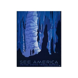 Vintage WPA "see America" Poster - Etsy