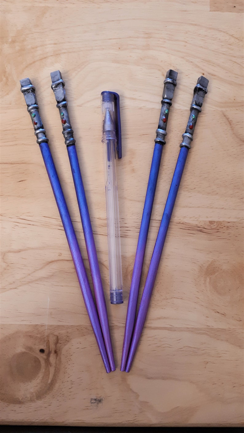 Lightsaber Hair Sticks, Star Wars Gift, Hair Chopsticks, Sci-fi Gift ...