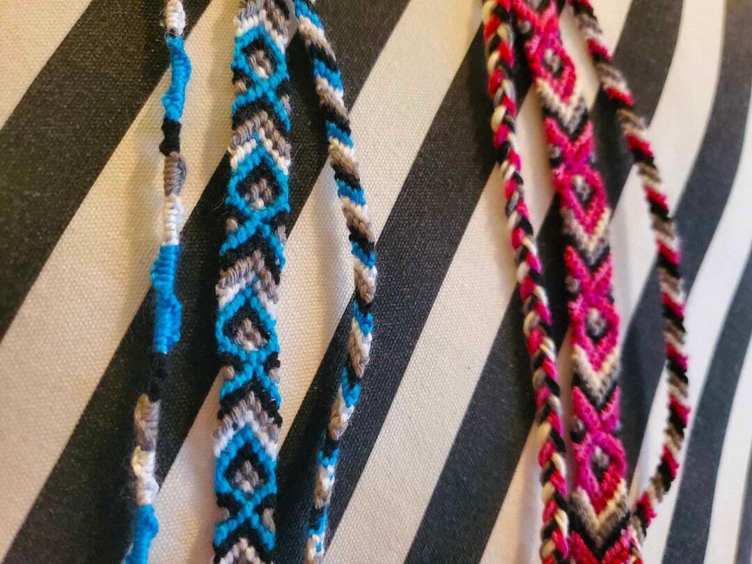Abstract Diamond Fish Friendship Bracelet Set set of Three - Etsy