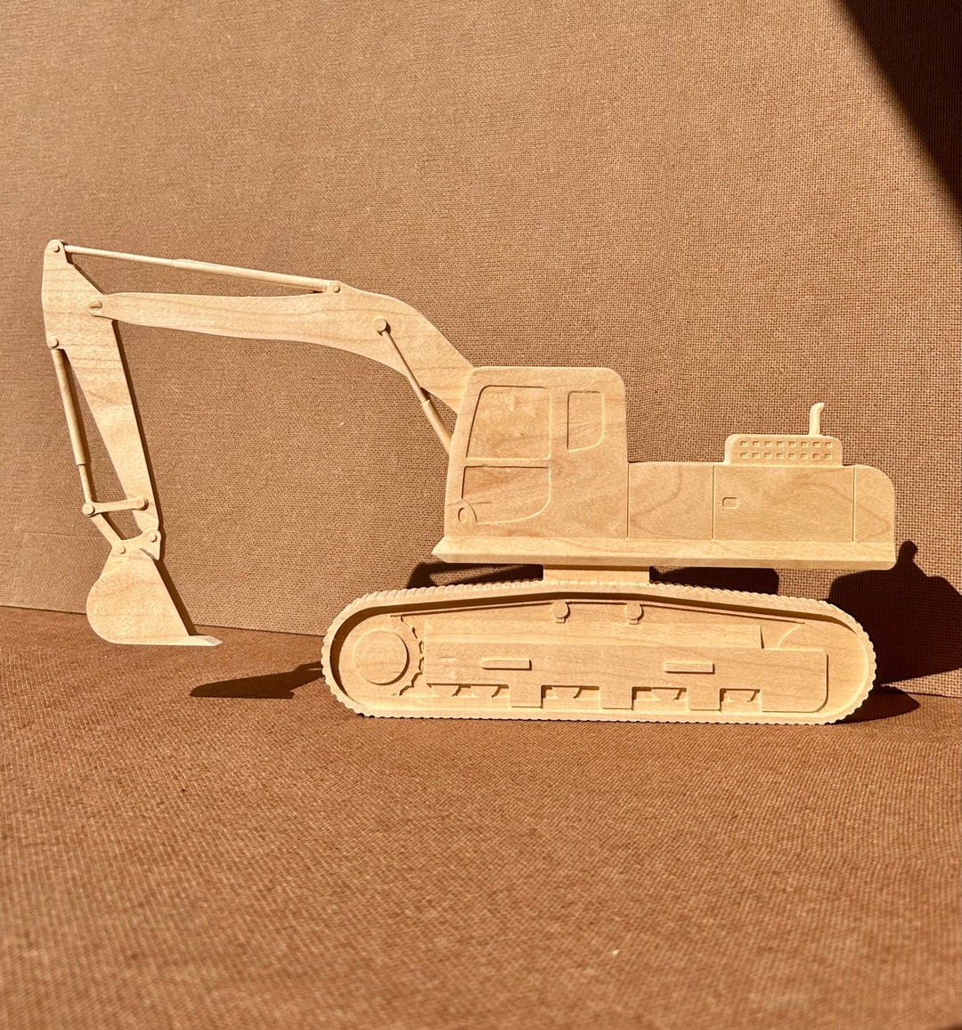Excavator 3d Wood Cutout - Etsy