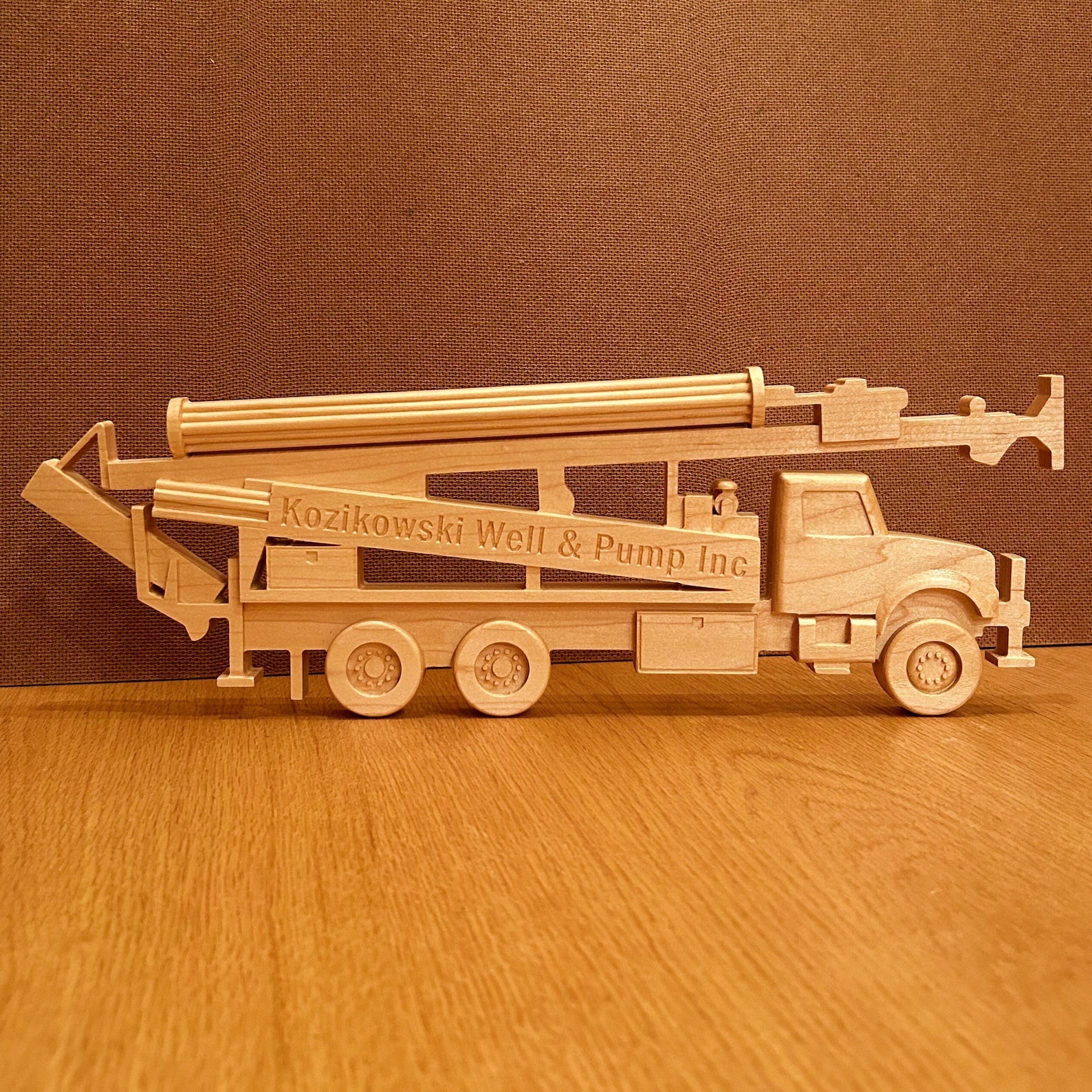 Water Well Rotary Rig 3D Wood Cutout Customizable - Maple, Cherry ...