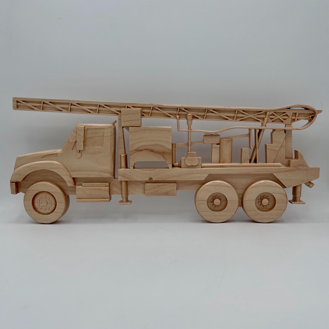 Maple Water Well Rig 3D Wood Cutout: Heavy Equipment Decor - Etsy