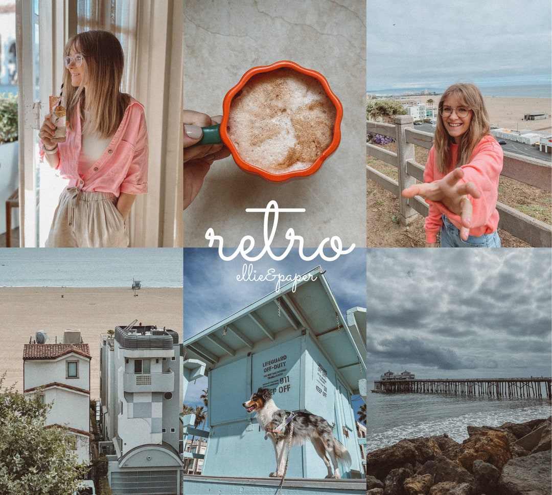 Retro Lightroom Mobile Preset - Ellie&paper - Etsy