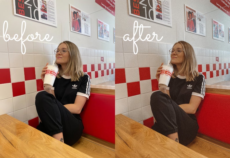 Retro Lightroom Mobile Preset - Ellie&paper - Etsy