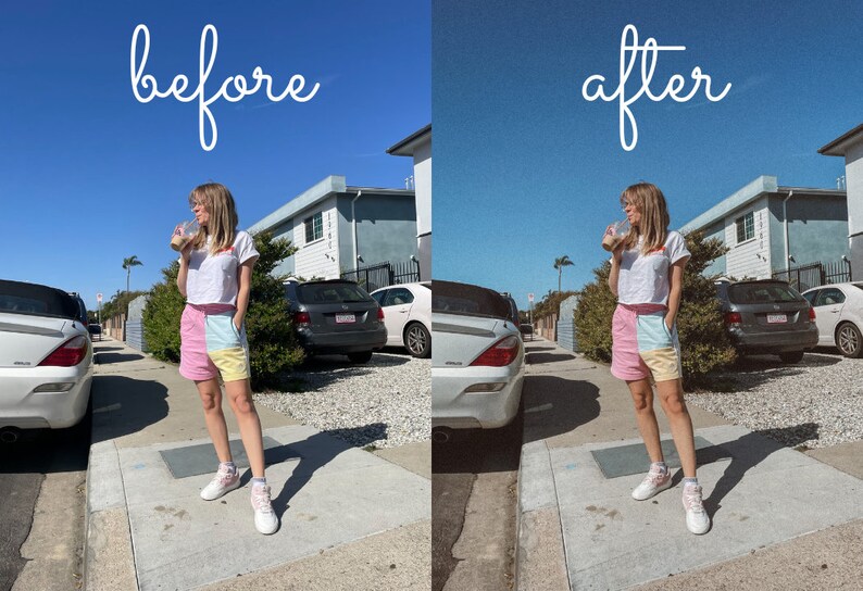 Retro Lightroom Mobile Preset - Ellie&paper - Etsy