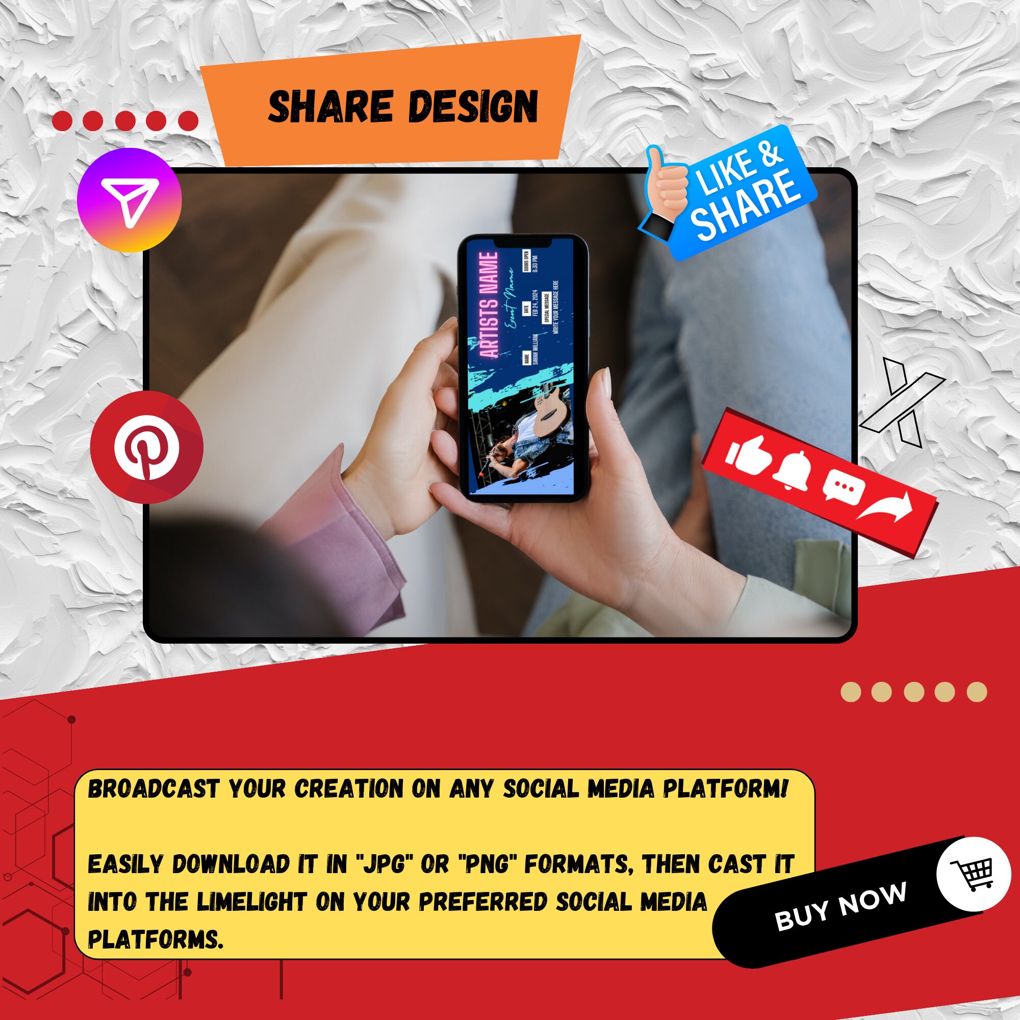 Customised Ticket, Fake Concert Ticket, Concert Ticket Print, Custom ...