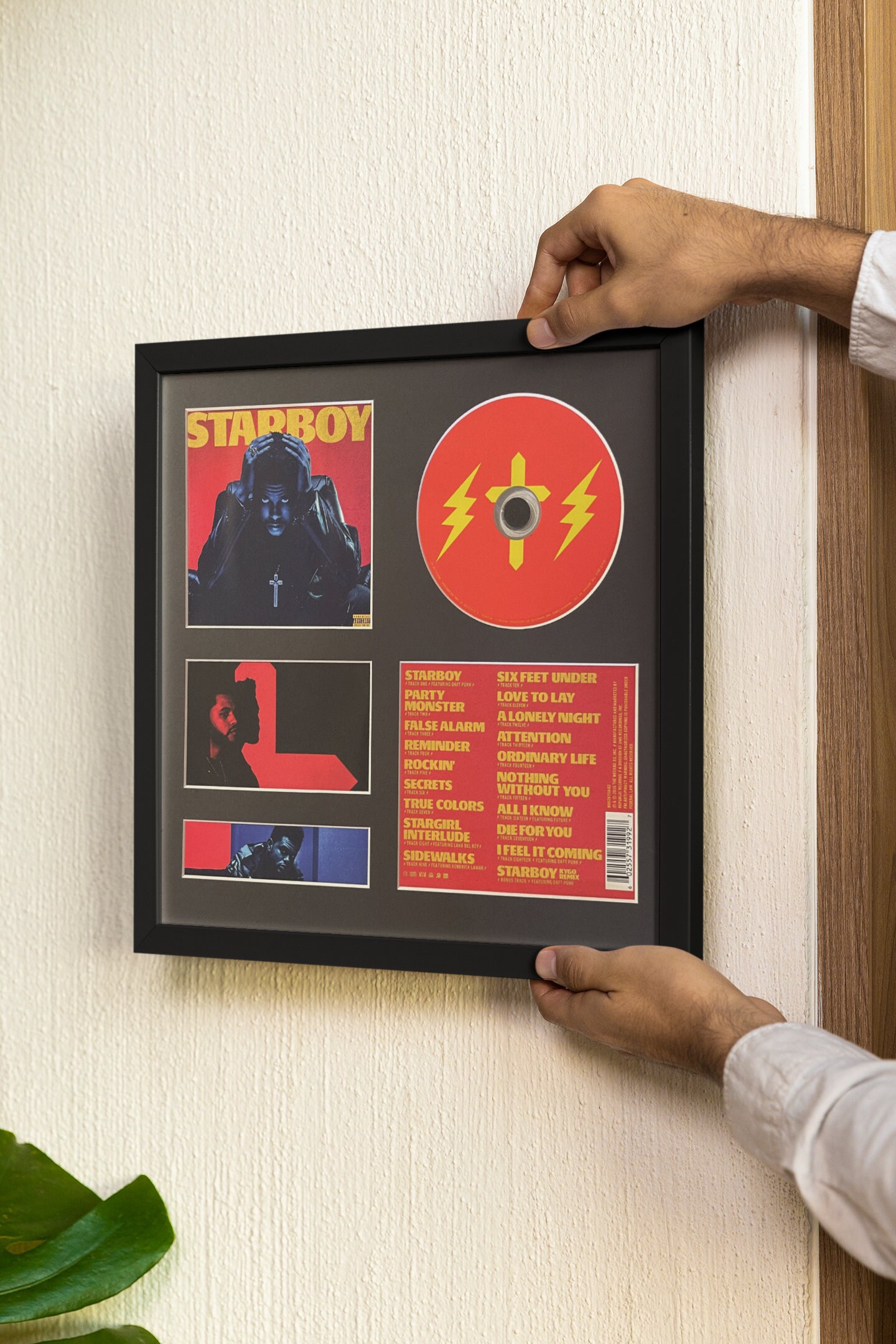 The Weeknd Starboy Album Framed Retro CD Custom Mounted Wall Art ...