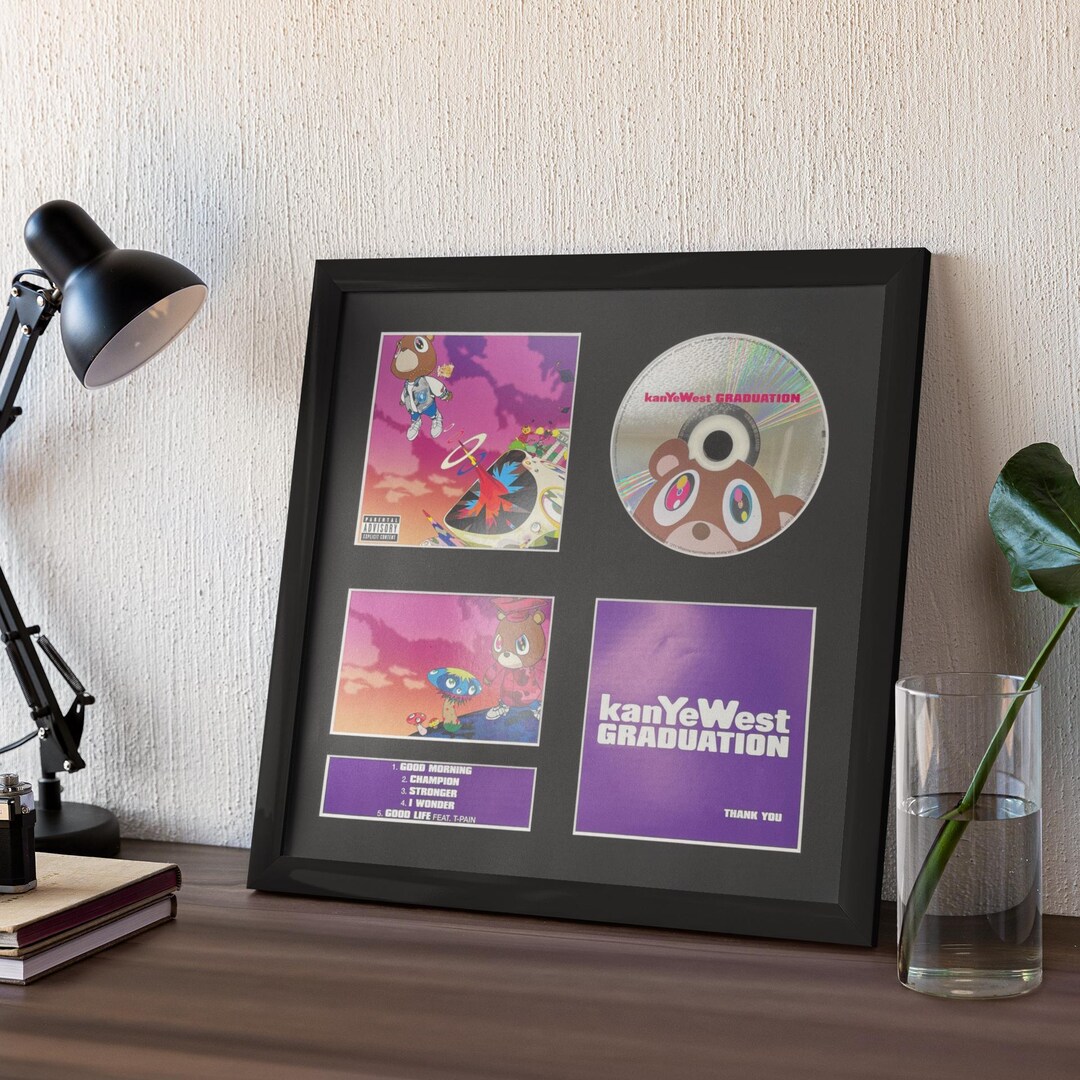 Kanye Graduation Album Framed CD Custom Mounted Wall Art Display - Etsy
