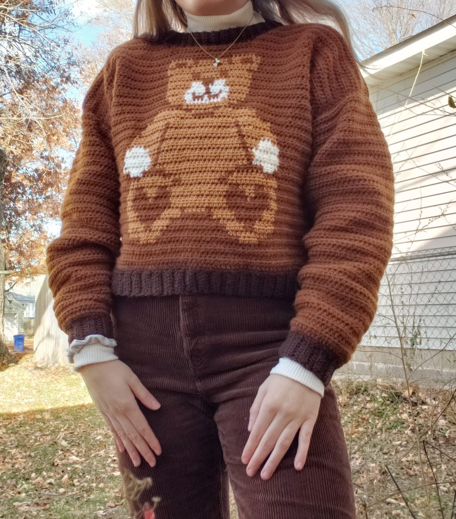Teddy Sweater Crochet PDF Pattern (english), Crochet Sweater Pattern ...