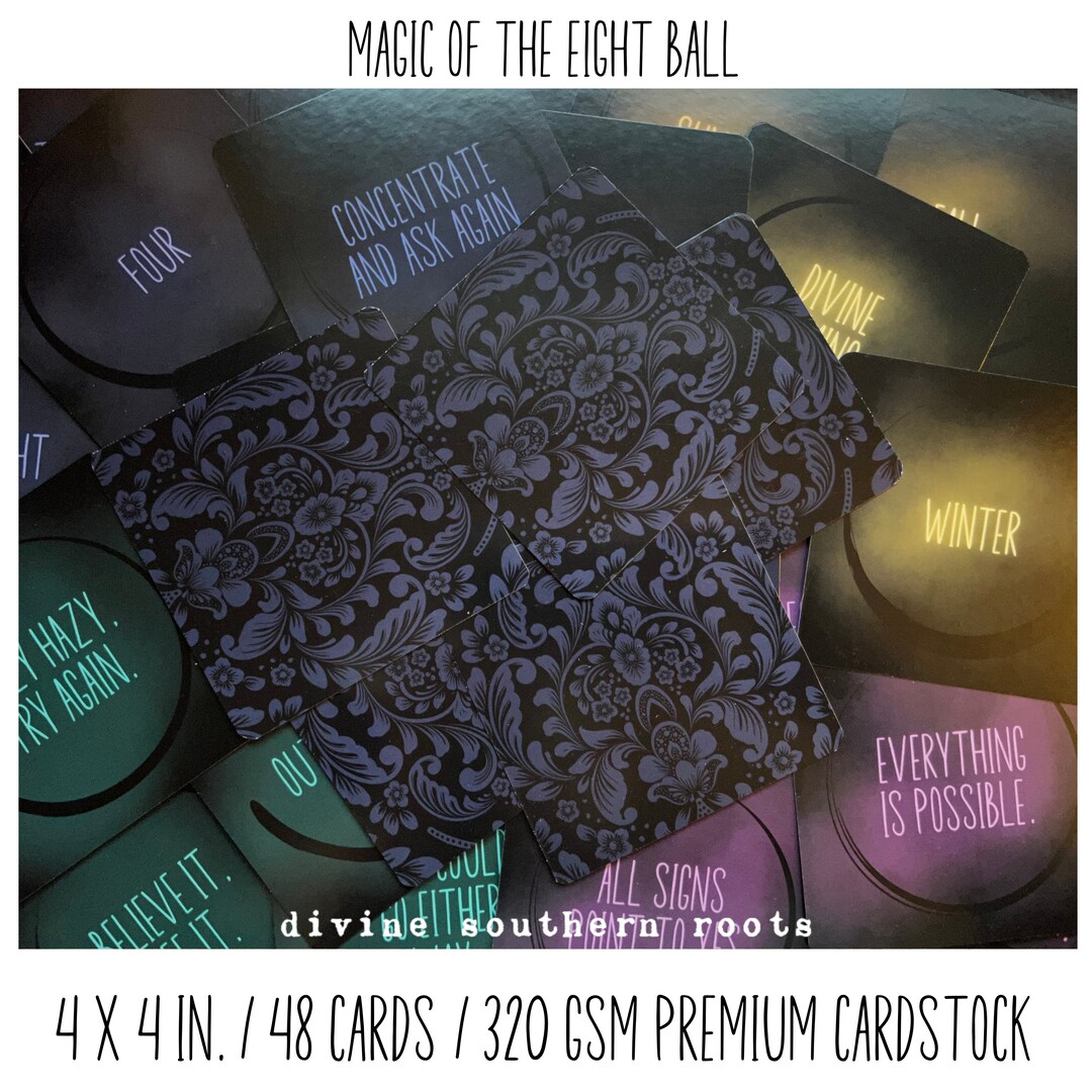 Magic of the Eight Ball Oracle Card Deck/tarot Cards/spiritual Cards ...