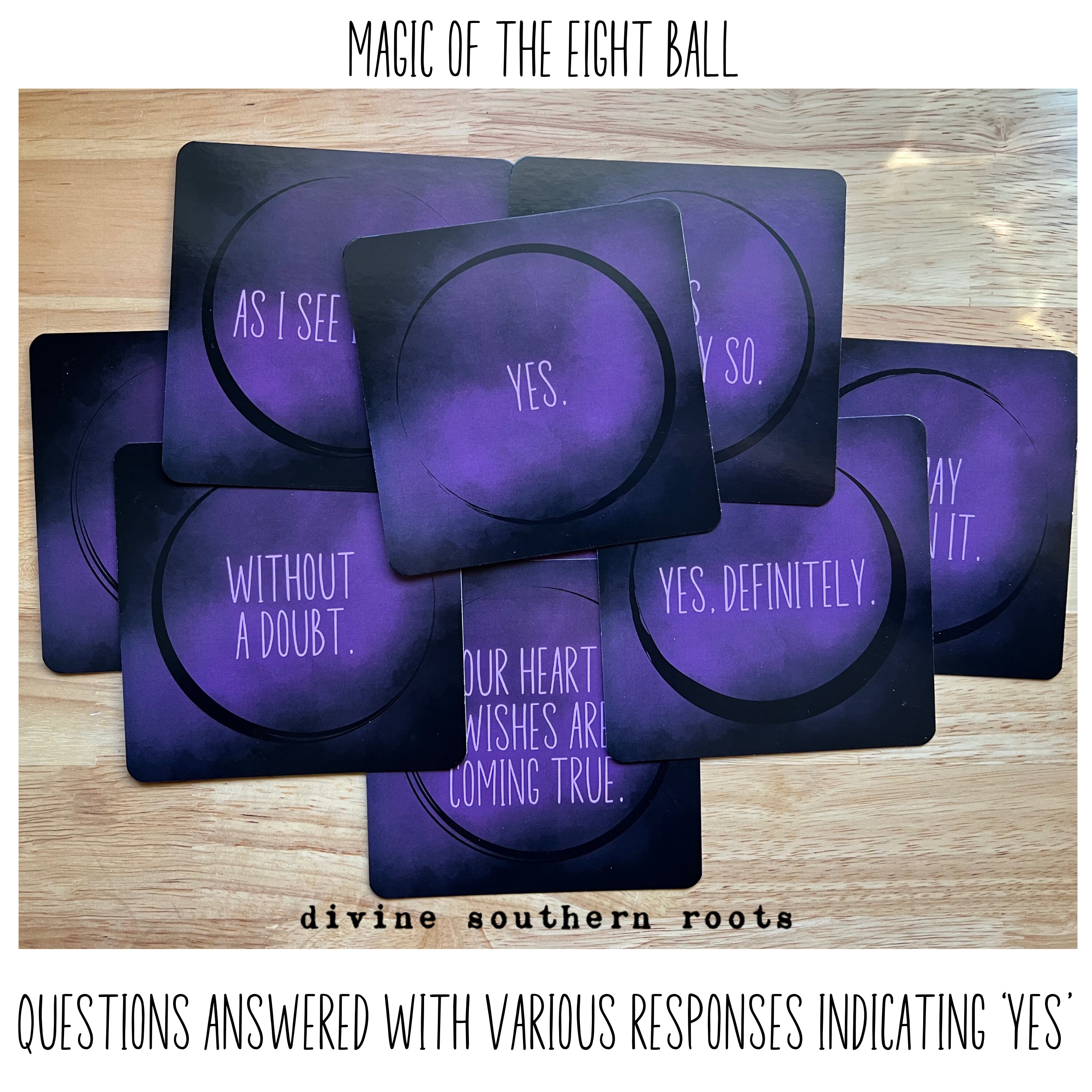 Magic of the Eight Ball Oracle Card Deck/tarot Cards/spiritual Cards ...