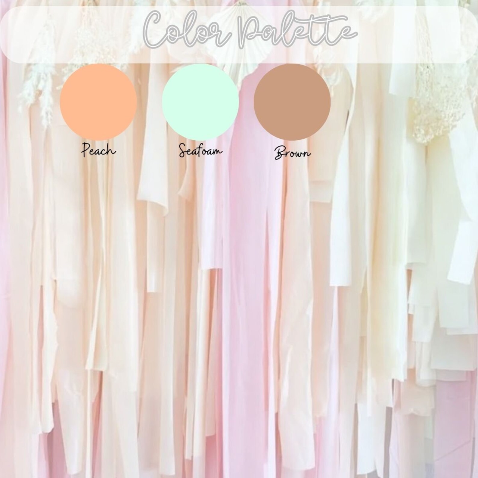 Two Groovy Fringe Backdrop Party Backdrop Photo Backdrop - Etsy