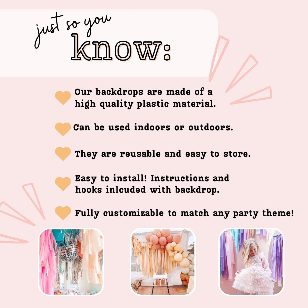 Two Groovy Fringe Backdrop Party Backdrop Photo Backdrop - Etsy