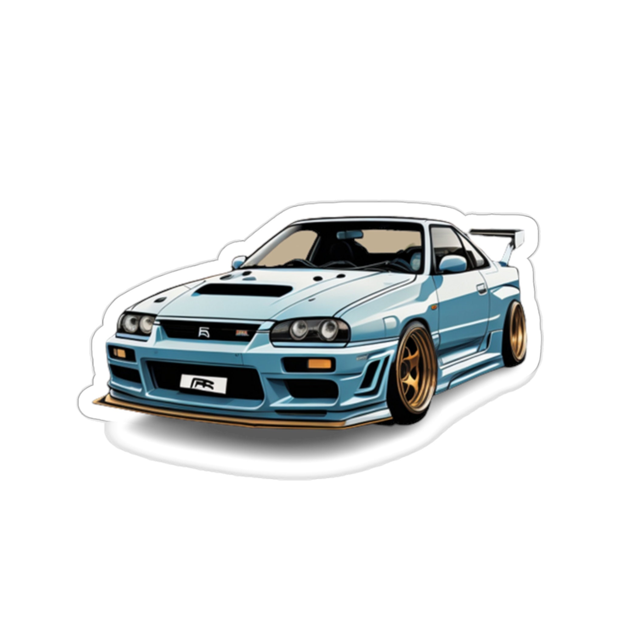 Nissan R34 Vinyl Sticker - Etsy