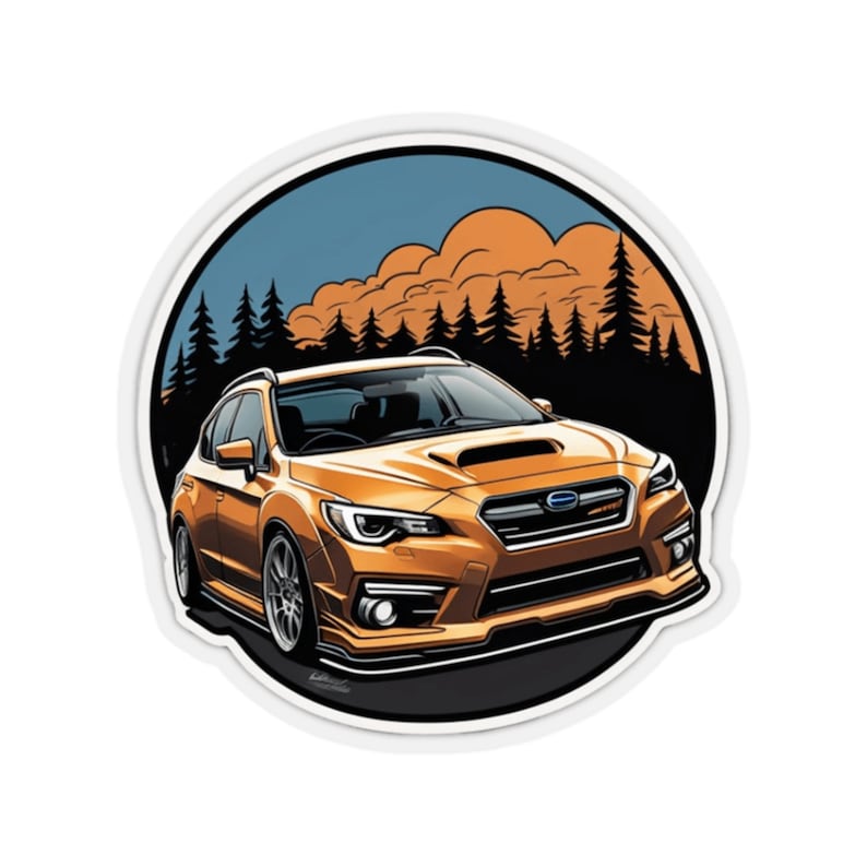 Subaru WRX STI Vinyl Sticker - Etsy