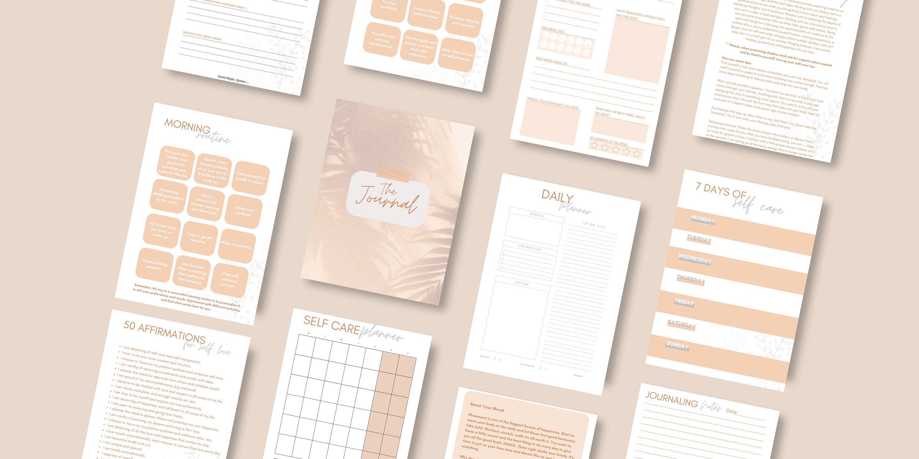 Shadow Work Healing Self Love Printable Journal Wellness - Etsy