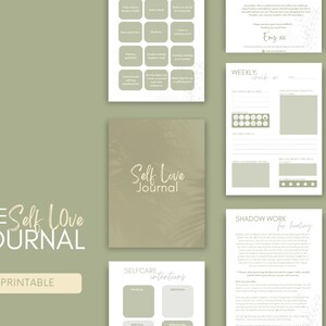 Shadow Work, Healing, Self Love, Printable Journal, Wellness Journal ...