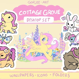 Fluttershy's Cottage Grove - MLP Inspired Desktop Collection - 33 Icons ...