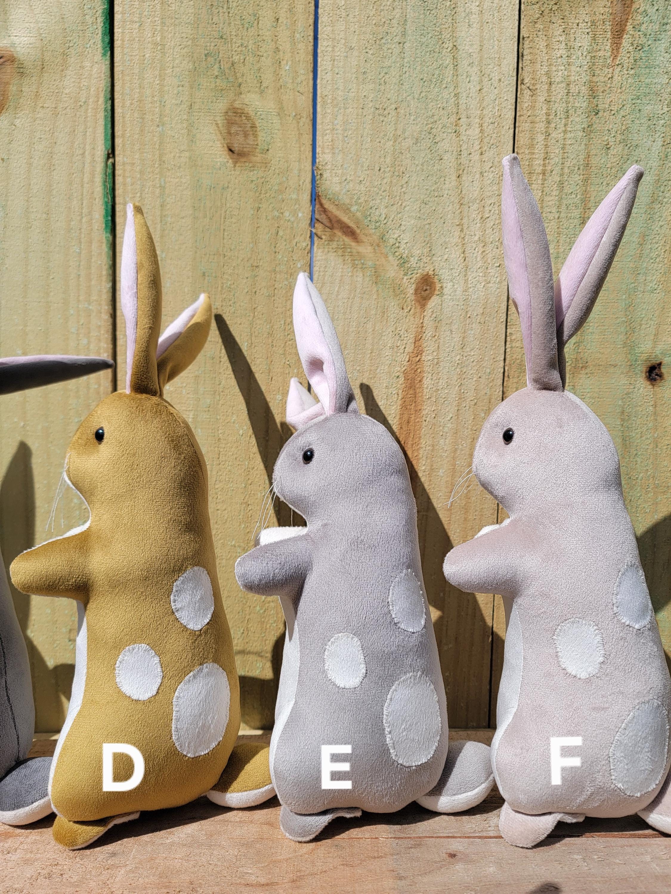 Velveteen Rabbit Multiple Colors - Etsy