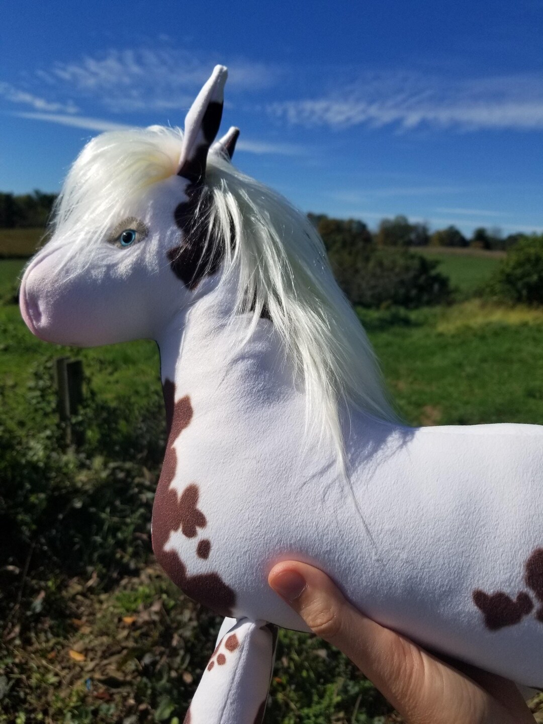 Large Horse Plush Paint - Etsy