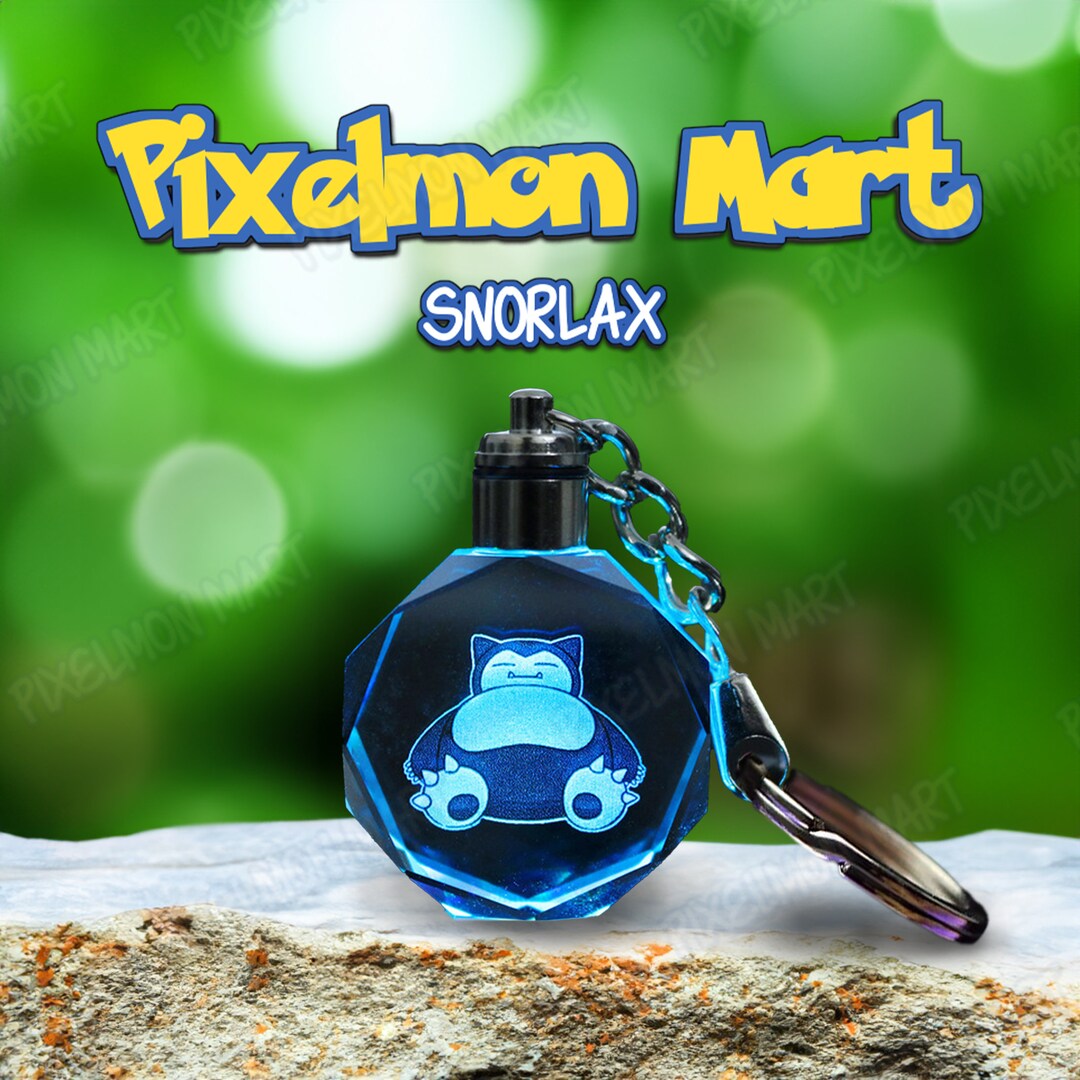 Snorlax LED Keychain Illuminate Your Adventure: Pokémon - Etsy