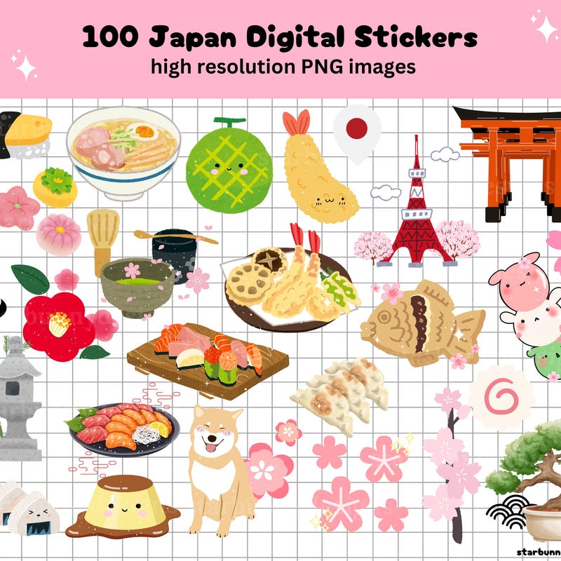 Japanese Stickers - Etsy