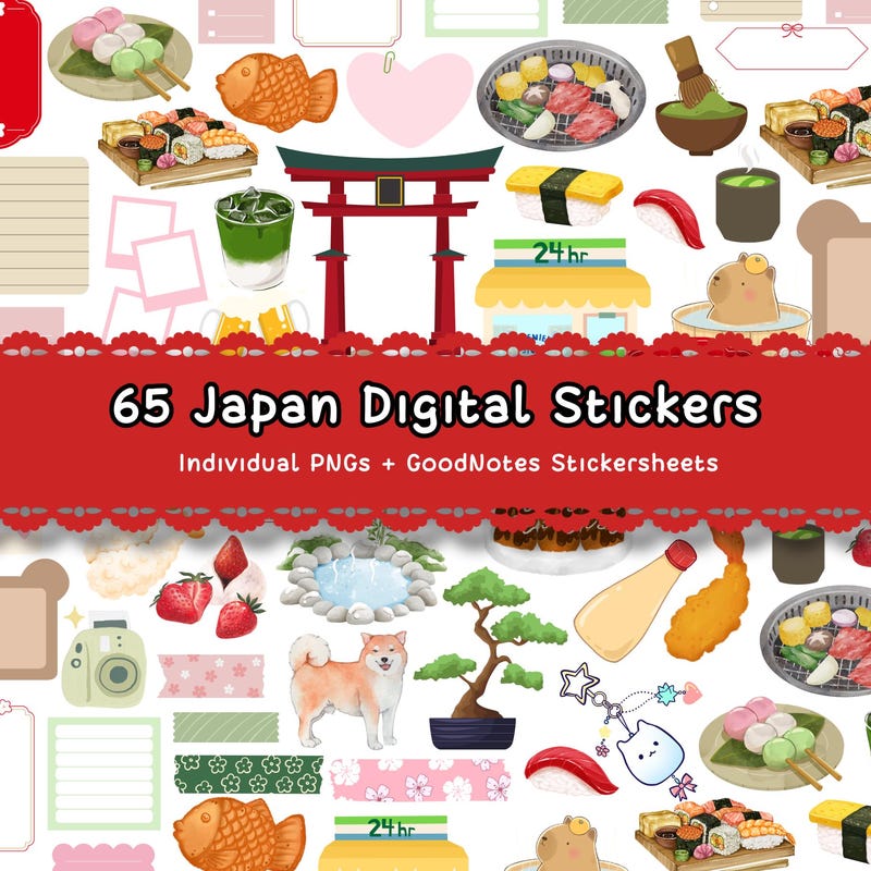 Japanese Stickers - Etsy