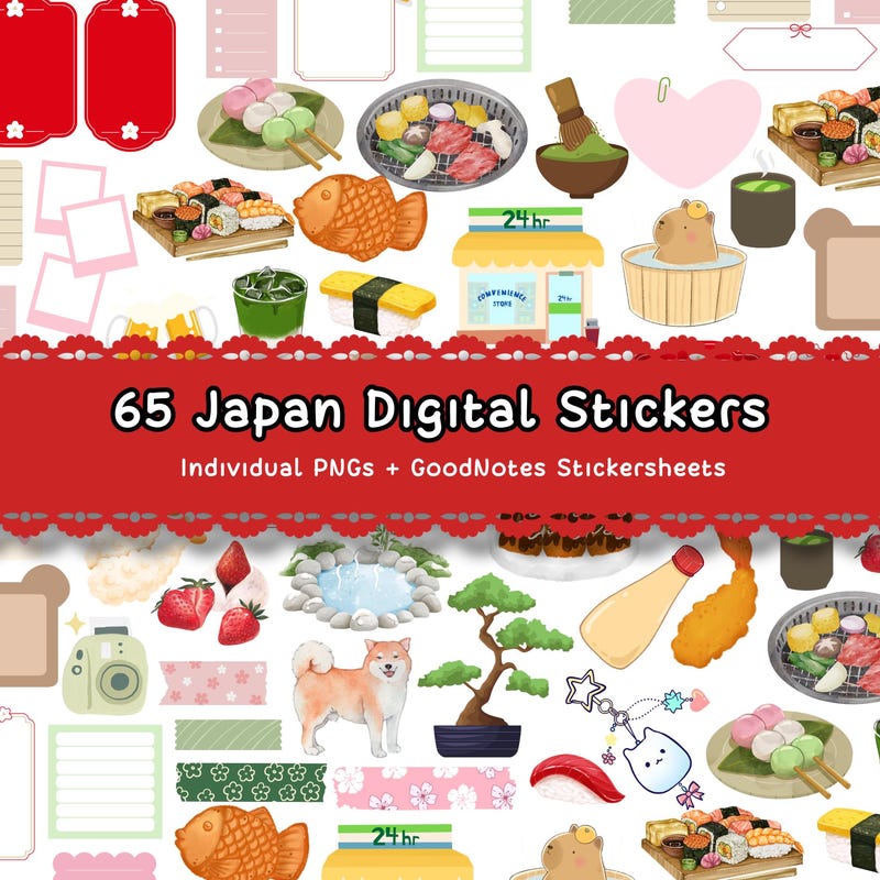 Japanese Stickers - Etsy