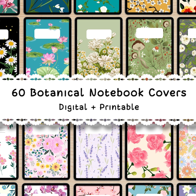 Botanical Planner - Etsy