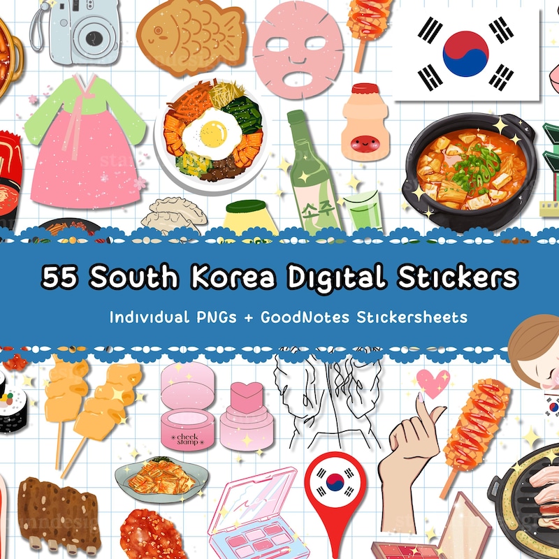 Korean Stickers - Etsy