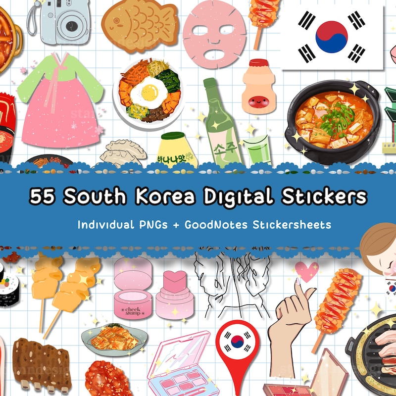 Cute Korean Stickers - Etsy
