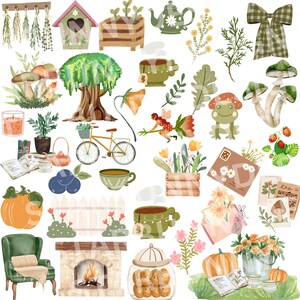 64 Cottagecore Clip Art Graphics, High Resolution PNG Clipart ...
