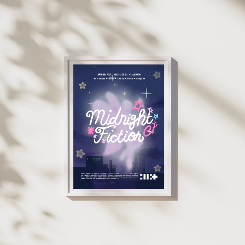 Illit Super Real Me Poster Package | Magnetic, Lucky Girl Syndrome, My World, Midnight Fiction ...