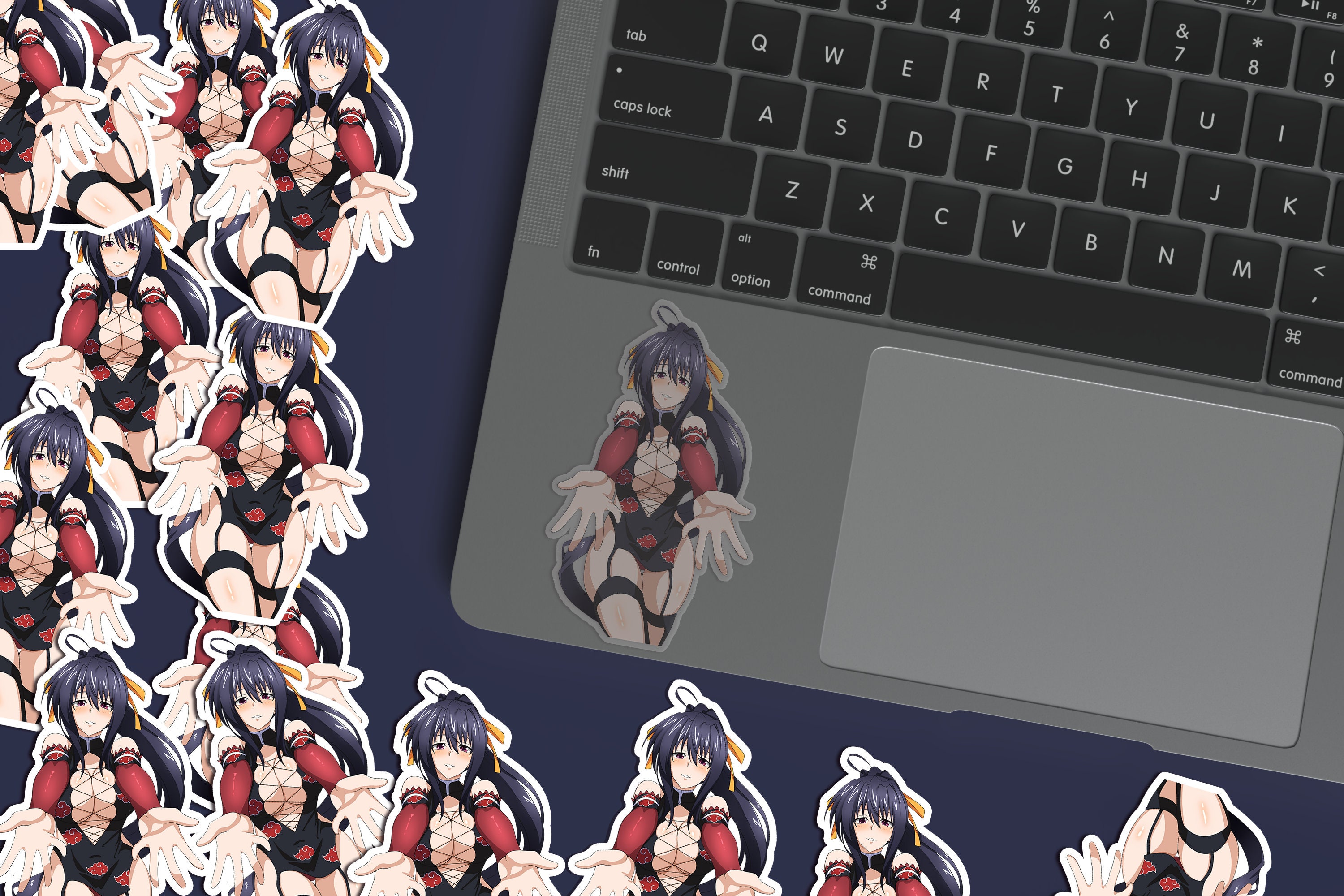 Anime Stickers Akeno NSFW Peeker Laptop Stickers Car Vinyl Sticker Lewd ...