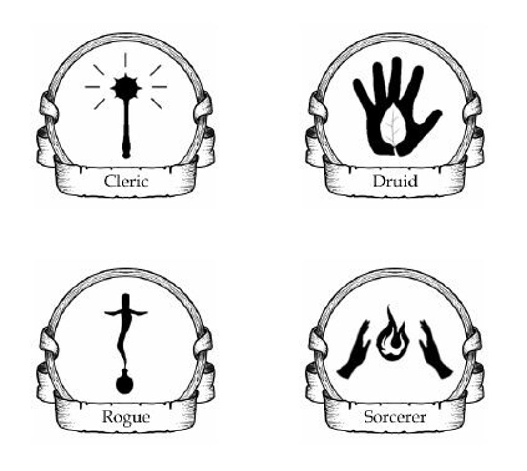 Pathfinder and Dnd Class Token Set - Etsy