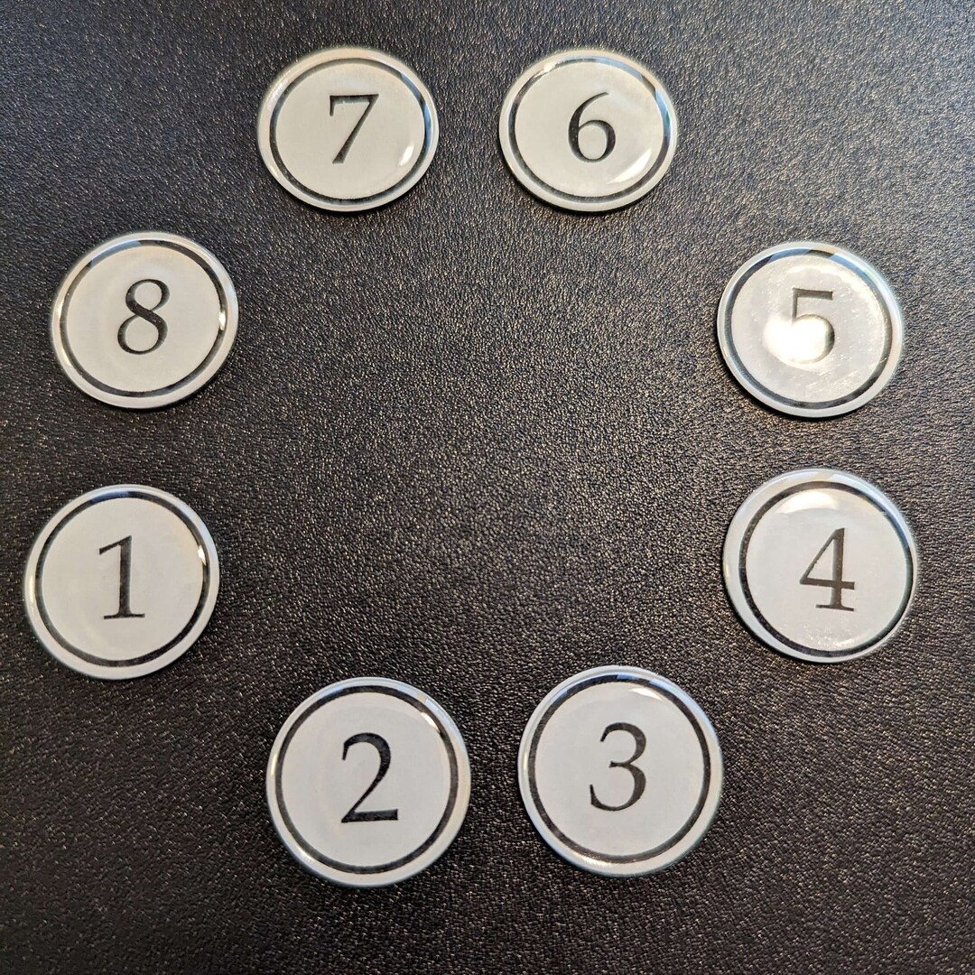 Numbered TTRPG Tokens - Etsy