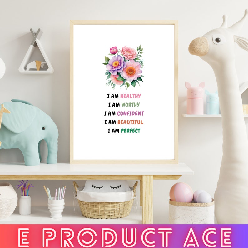 26 Alphabet Affirmation Cards for Kids Positive Printable ABC - Etsy