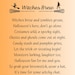 Witches Brew Halloween Poem Printable - Etsy