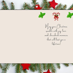 Printable Peppermint Tree Christmas Card - Instant Download - Etsy