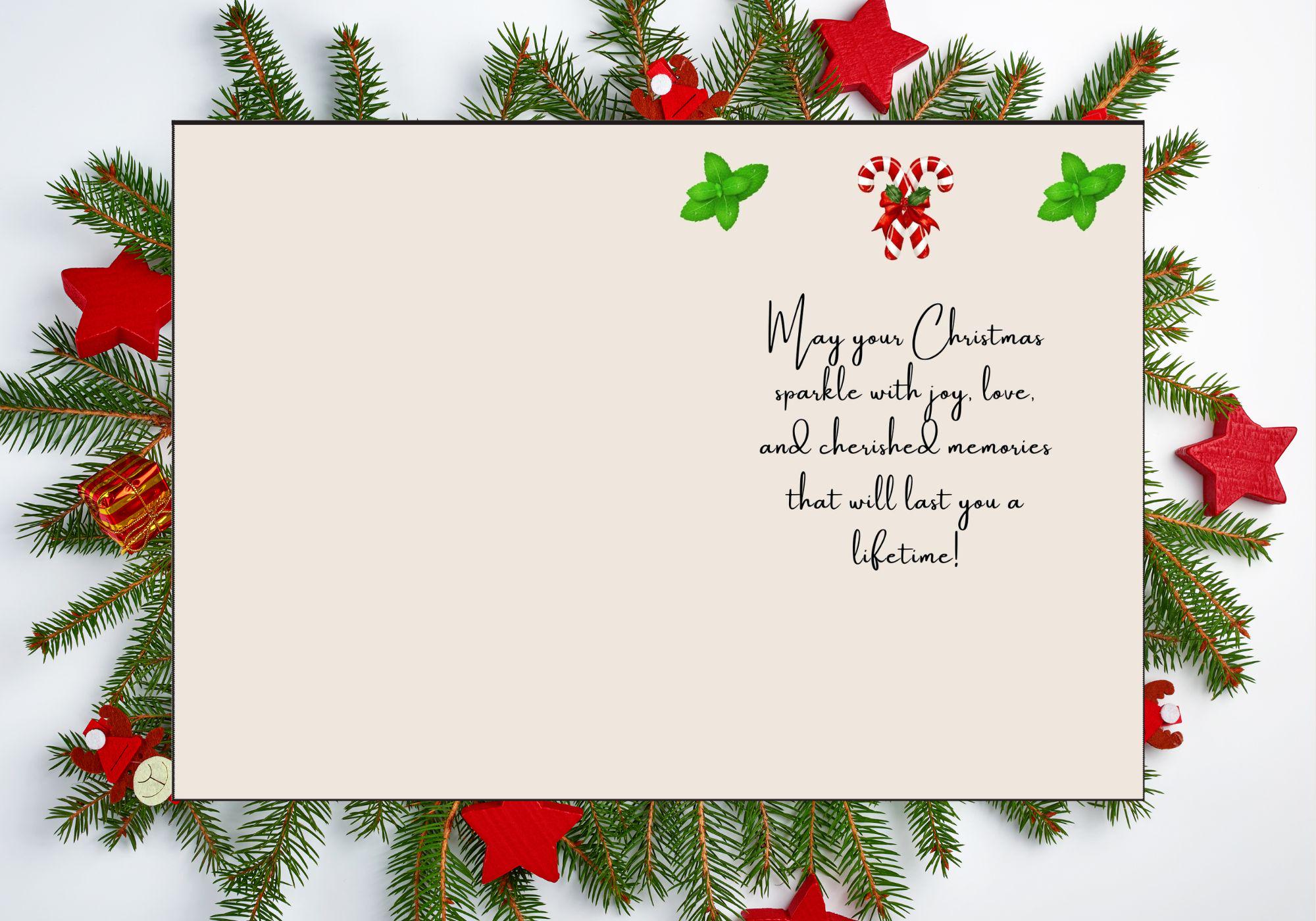 Printable Peppermint Tree Christmas Card Instant Download - Etsy