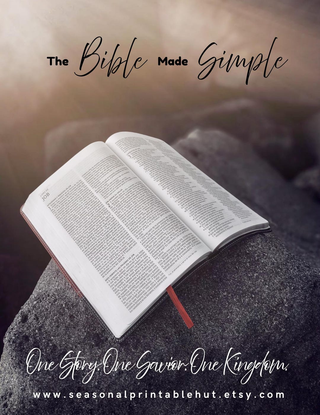 The Bible Made Simple Printable Lesson 8.5 X 11 - Etsy