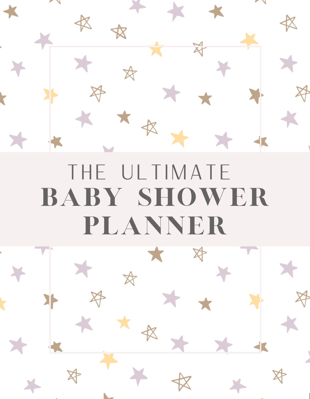 The Ultimate Baby Shower Planner Printable - Etsy