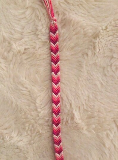 Threaded Bracelet | Chevron Pattern | Adjustable Friendship Bracelets ...
