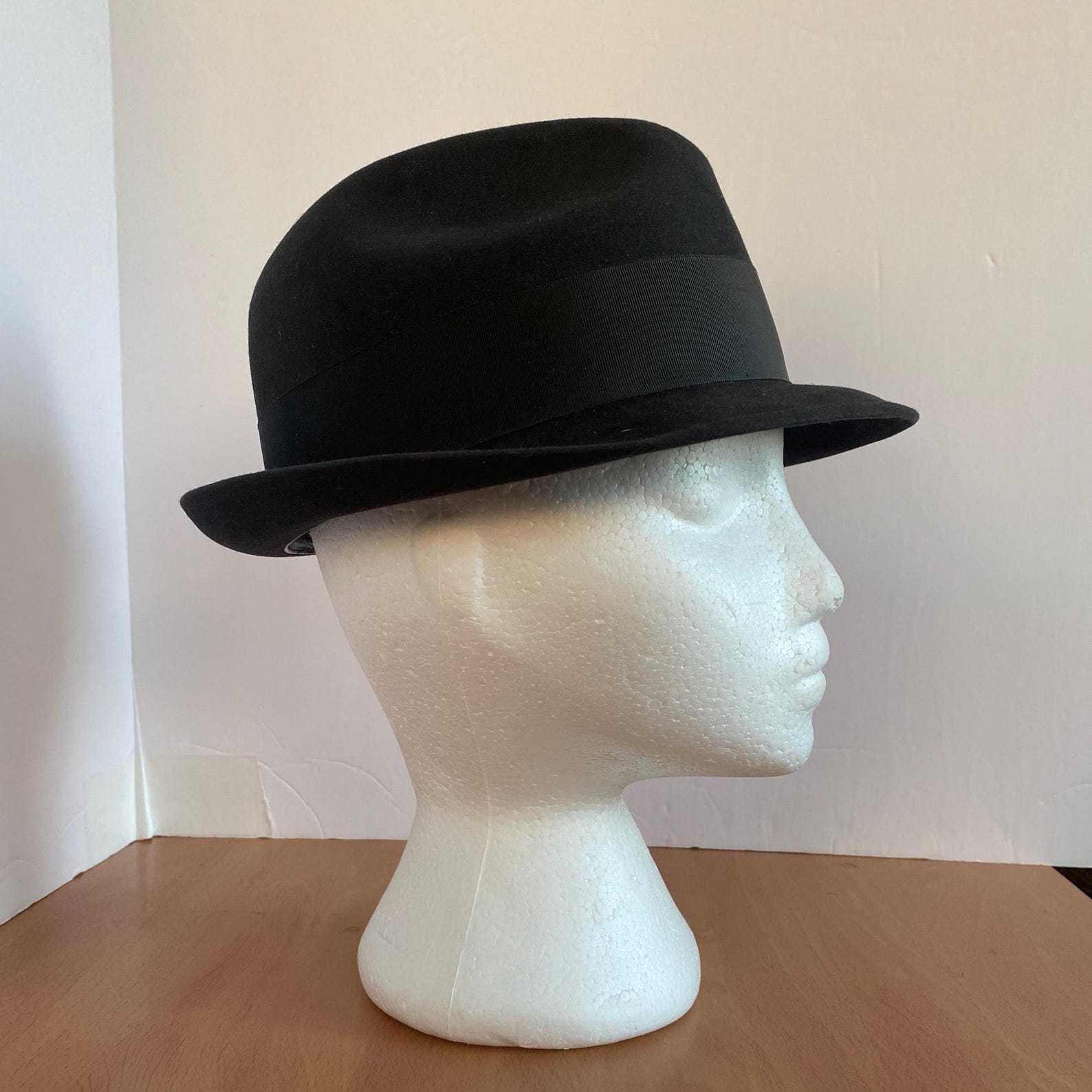 Vintage Mallory by Stetson Fedora Men’s Hat Dark Gray - Etsy