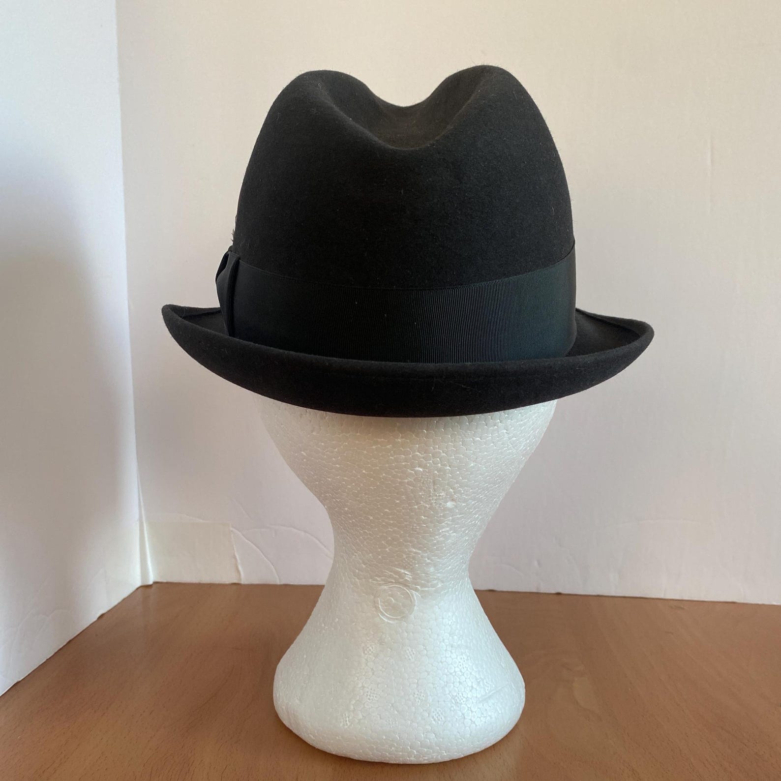 Vintage Mallory by Stetson Fedora Men’s Hat Dark Gray - Etsy