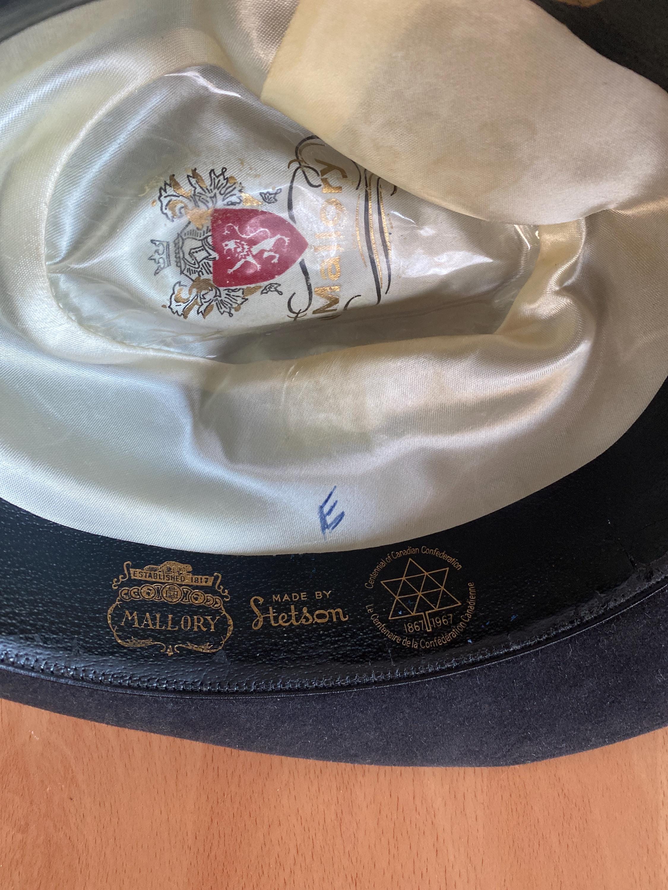 Vintage Mallory by Stetson Fedora Men’s Hat Dark Gray - Etsy