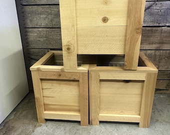 Rectangular Cedar Planter Box - Etsy