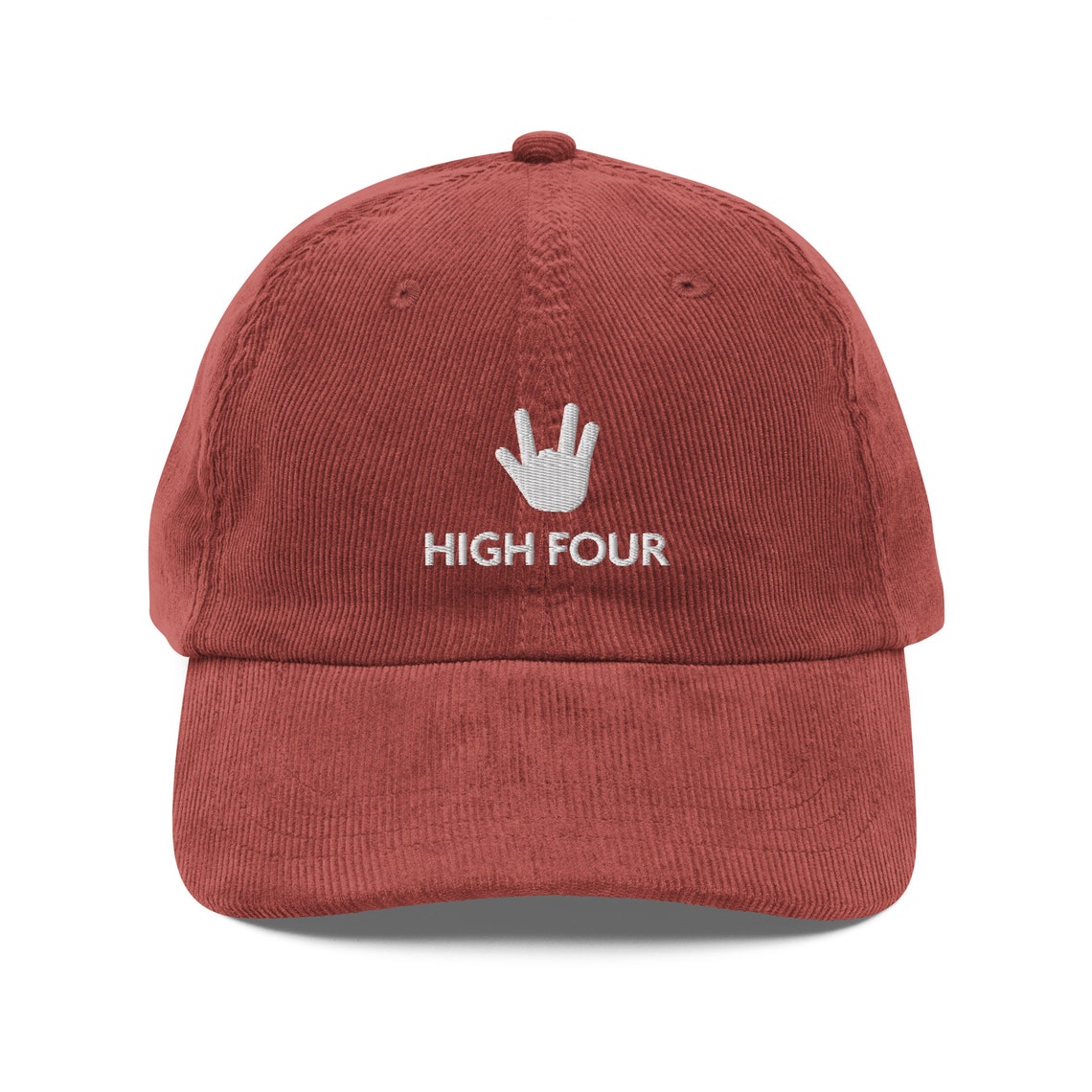 Missing Middle Finger, Corduroy Cap,high Four Cap,gift for Finger ...