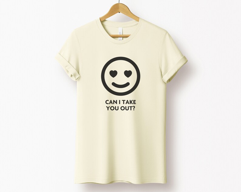 Can I Take You Out Emoji Tshirt Homecoming Partner Smily Tee Prom ...